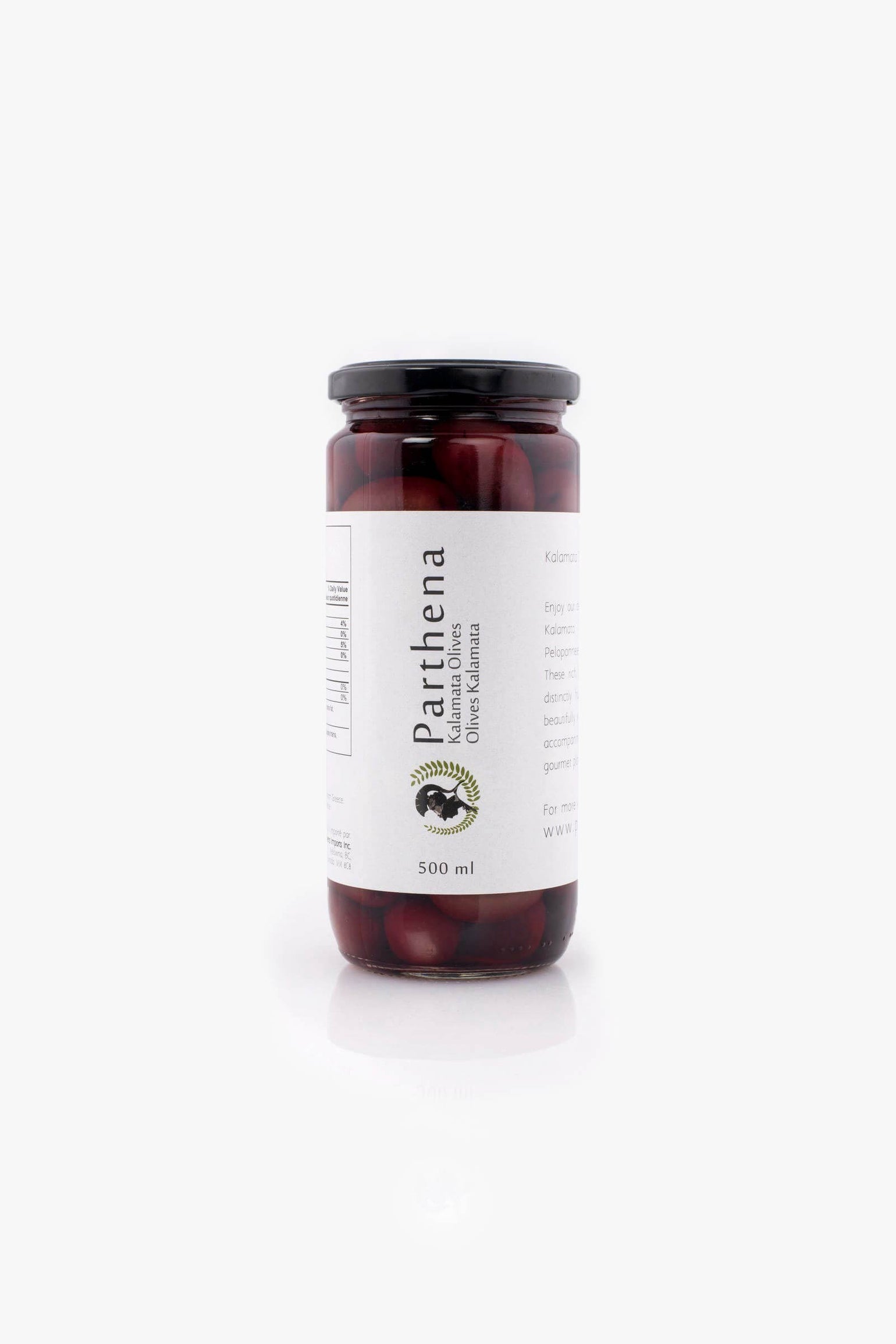 Parthena 500ml Kalamata Olives – Parthena Imports Inc.